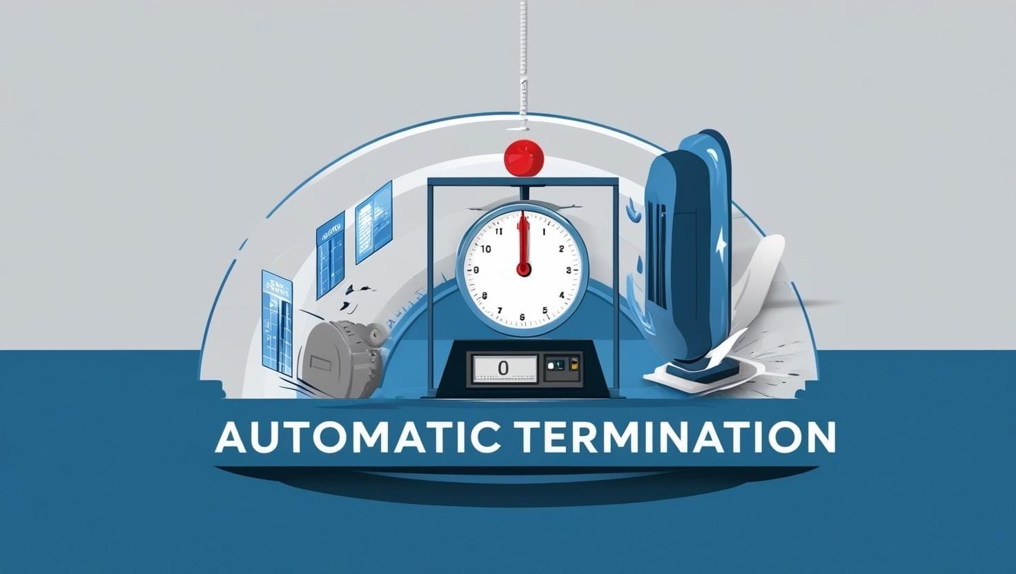 What is Automatic Termination or Abandonment of Service?